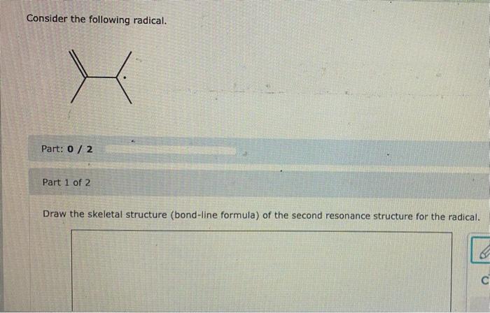 Solved Consider the following radical. Part: 0 / 2 Part 1 of | Chegg.com