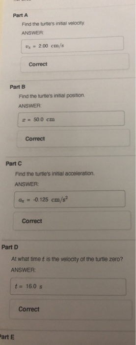 Solved Exercise 2.15 A turtle crawls along a straight line, | Chegg.com