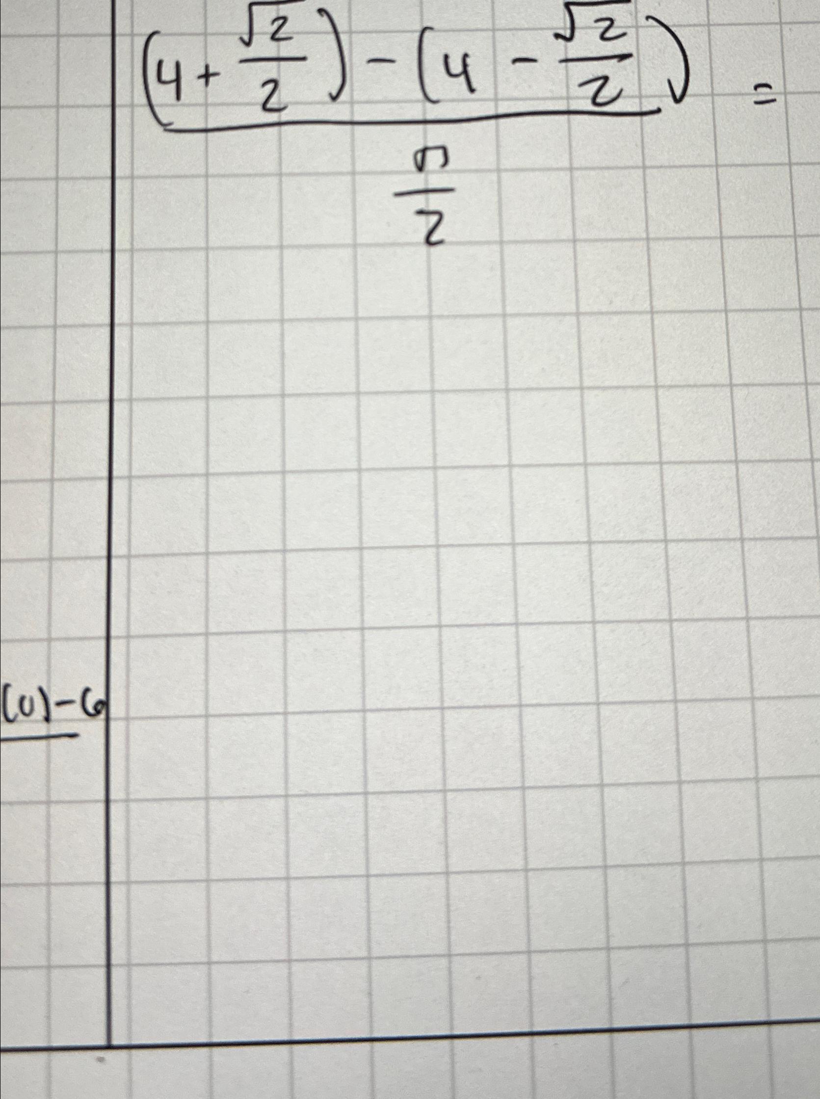 Solved (4+222)-(4-222)π2= | Chegg.com