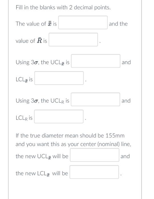 Solved Fill in the blanks with 2 decimal points. The value | Chegg.com