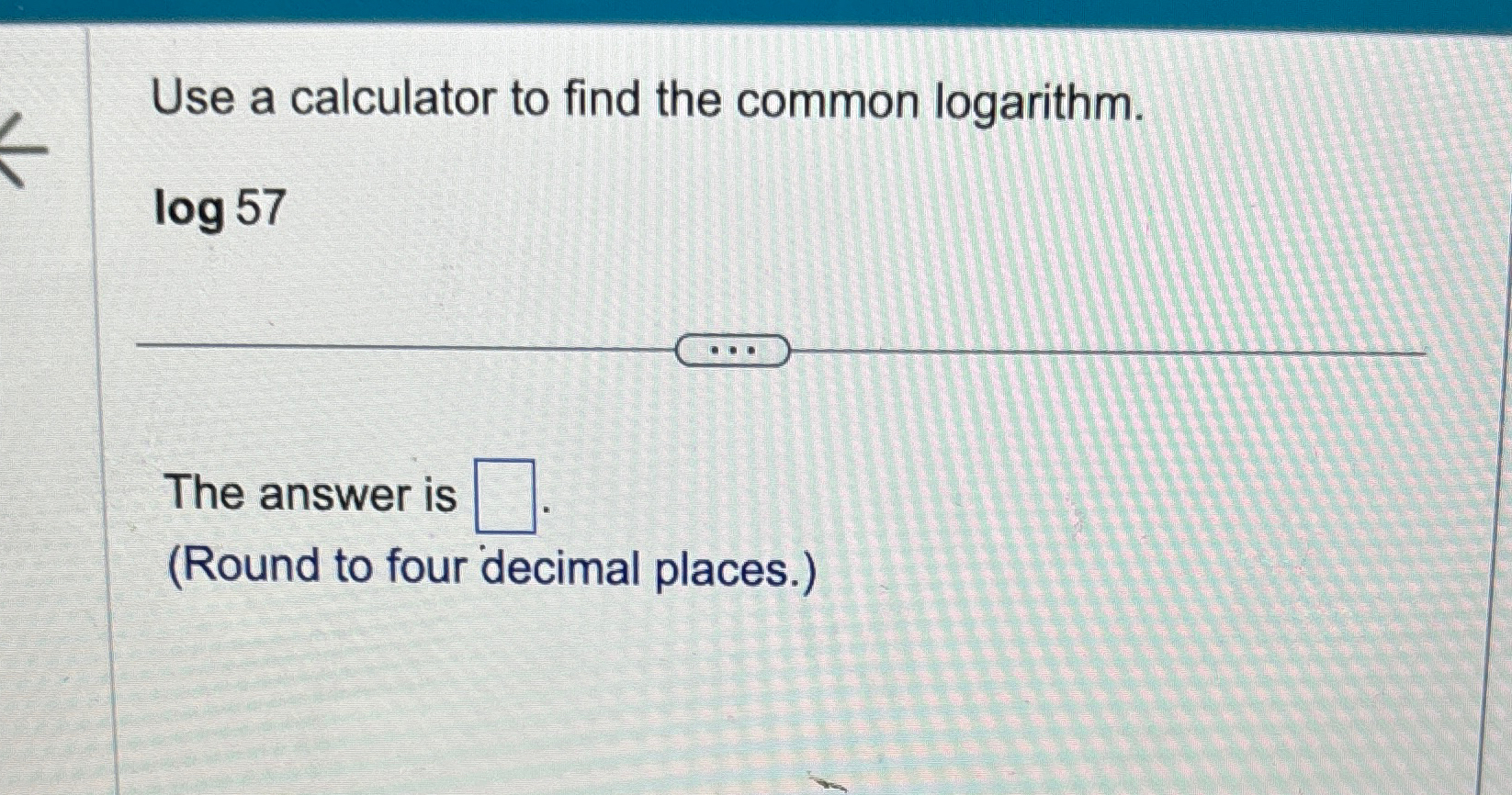 Solved Use a calculator to find the common | Chegg.com