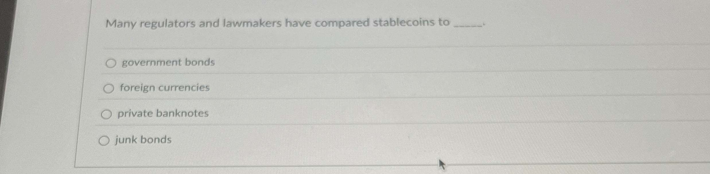 Solved Many regulators and lawmakers have compared | Chegg.com