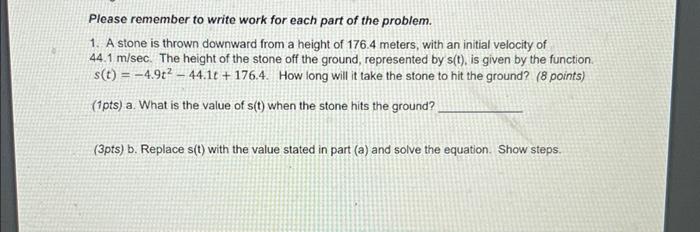 Solved (2pts) c. What is the solution to the application | Chegg.com