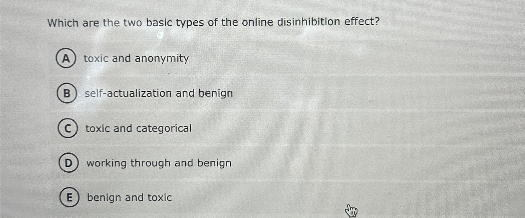 Solved Which are the two basic types of the online | Chegg.com
