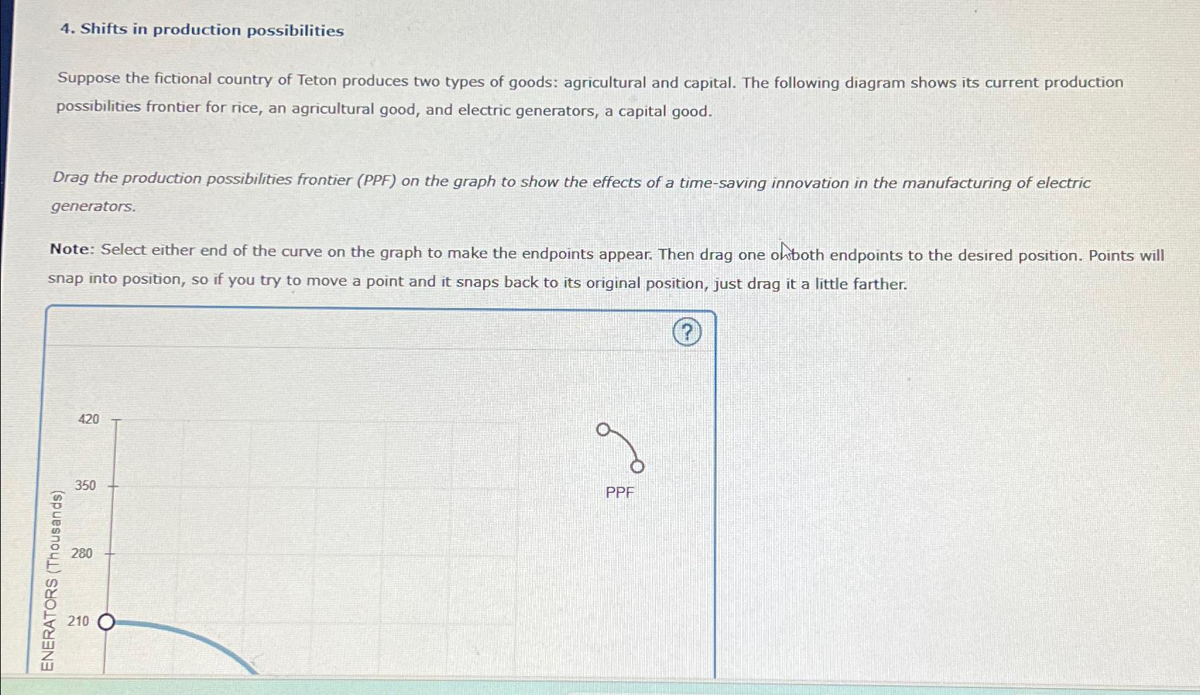 Solved Shifts in production possibilitiesSuppose the | Chegg.com