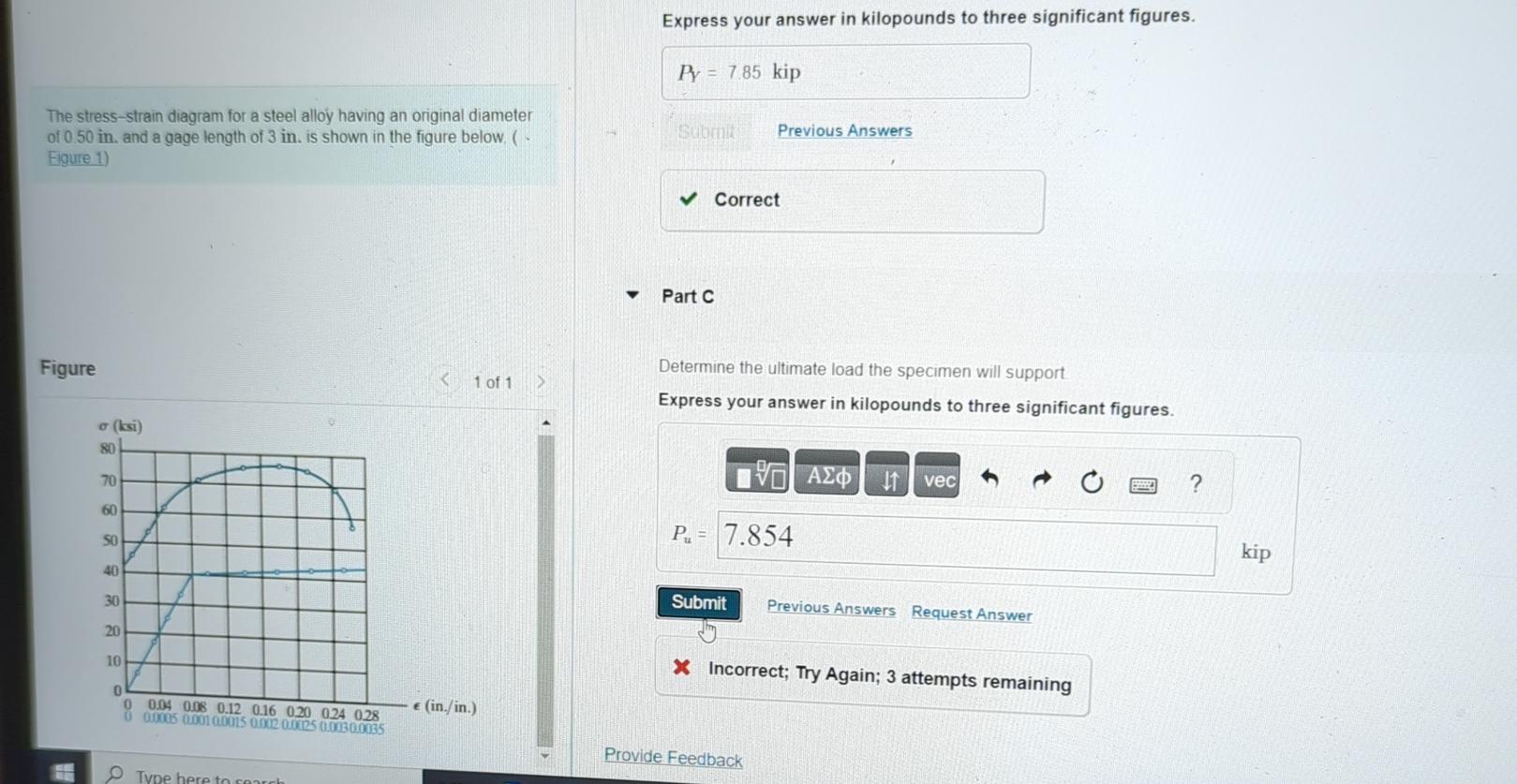Solved Express your answer in kilopounds to three | Chegg.com
