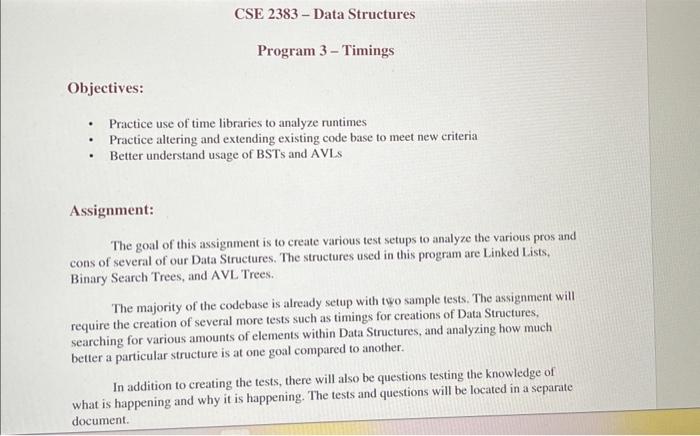 Solved Objectives: - Practice use of time libraries to | Chegg.com