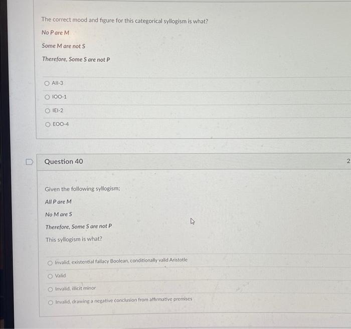 The correct mood and figure for this categorical | Chegg.com