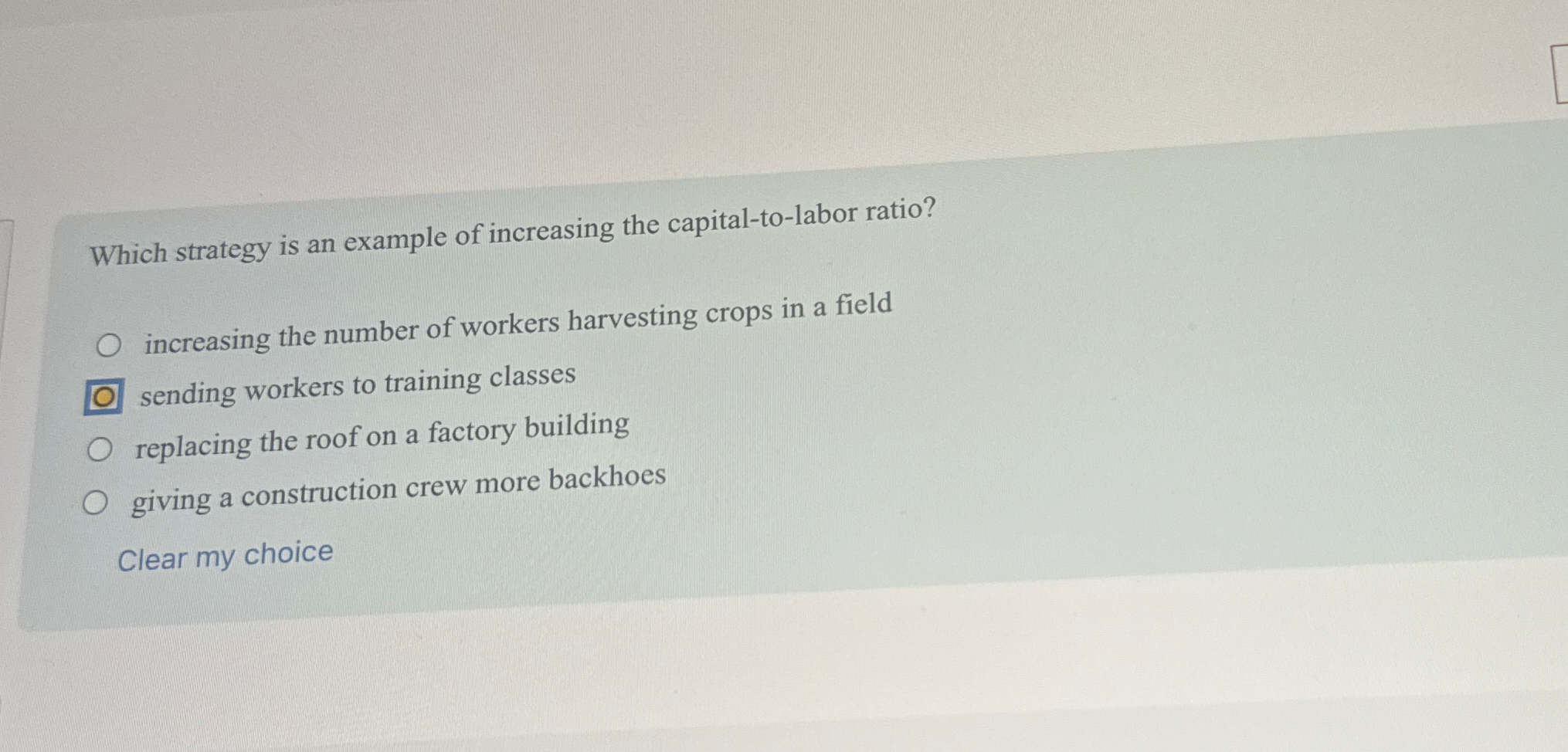 Solved Which strategy is an example of increasing the | Chegg.com
