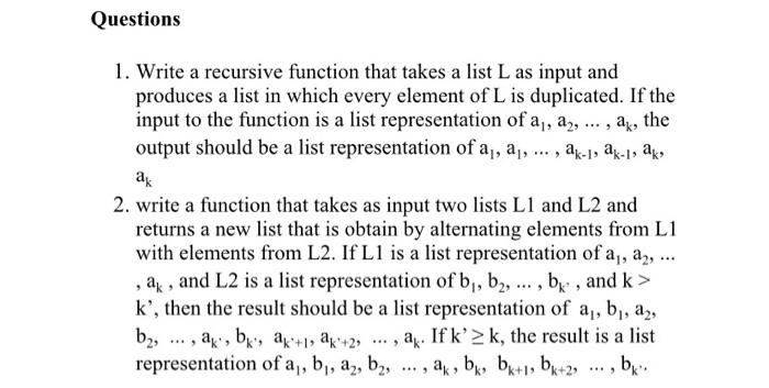 Solved We define a lambda calculus representation of linked | Chegg.com