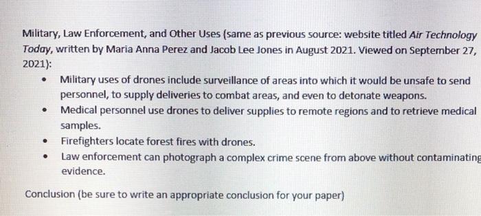 Solved In the Lab Notes for Drones Paper . . . . . | Chegg.com