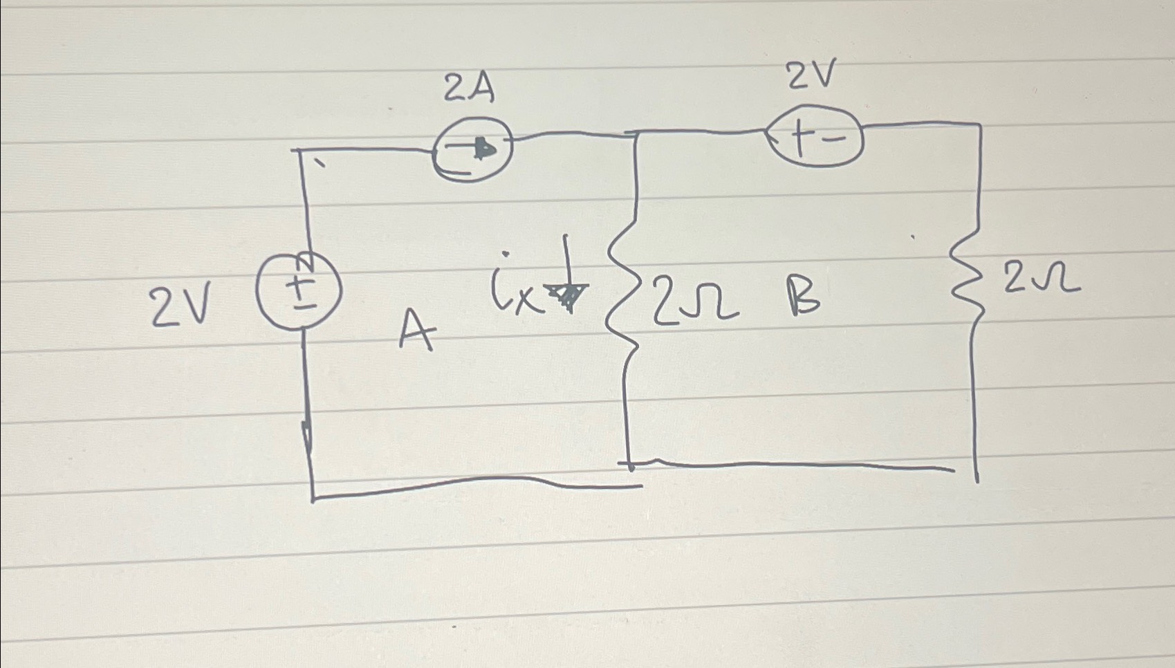 Solved Determine the current ix | Chegg.com Solved Determine the current ix | Chegg.com