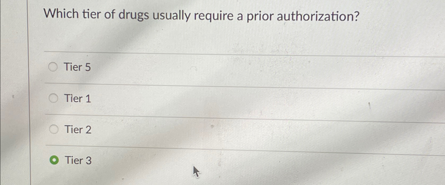 Solved Which tier of drugs usually require a prior | Chegg.com