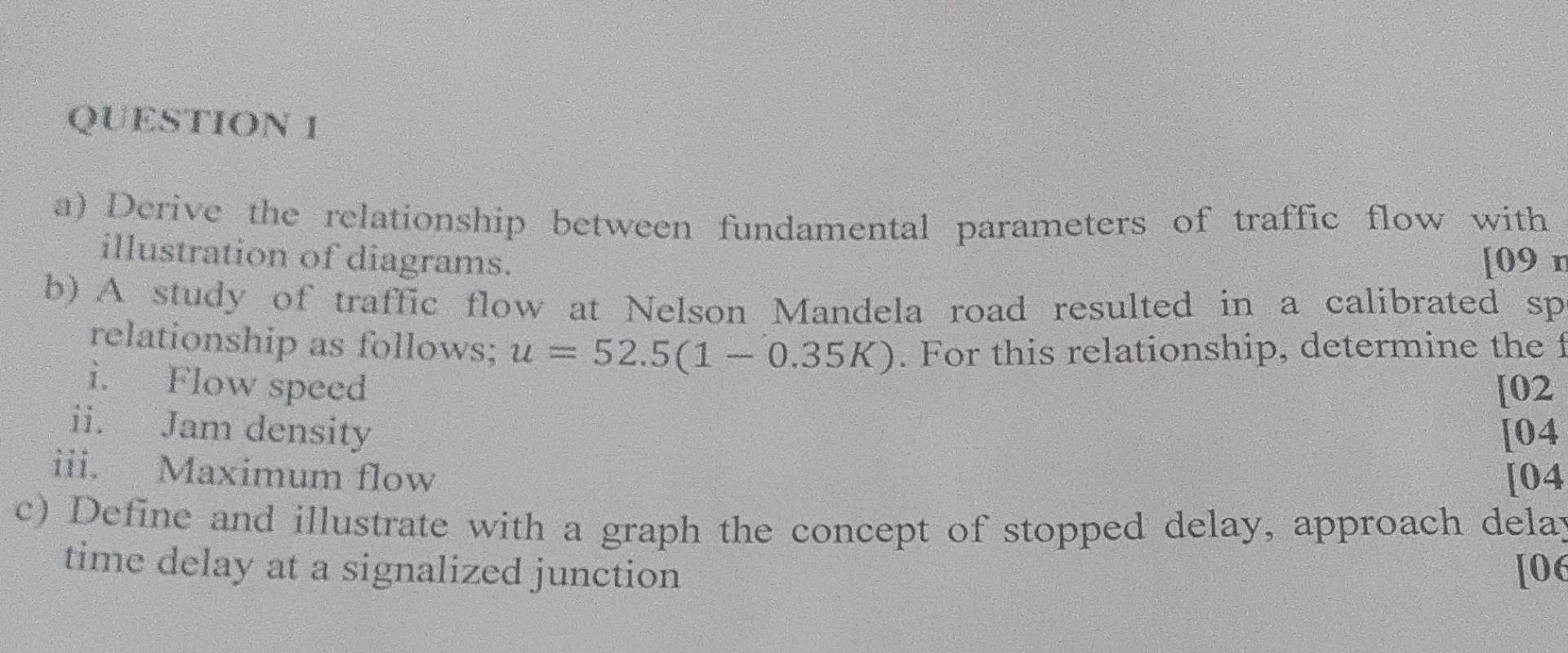 Solved QUESTION 1 a) Derive the relationship between | Chegg.com