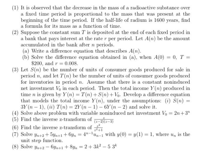 Solved 1 It Is Observed That The Decrease In The Mass Of A 1262