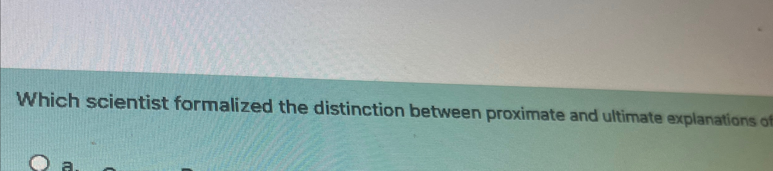 Solved Which scientist formalized the distinction between | Chegg.com