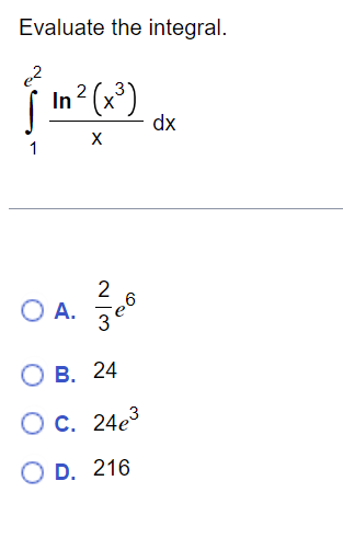 Solved Evaluate the | Chegg.com