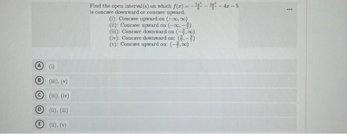 Solved Find the open interval(s) on which | Chegg.com