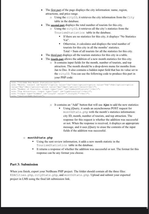 Solved Part 1: Database • Go to phpMyAdmin and create a | Chegg.com