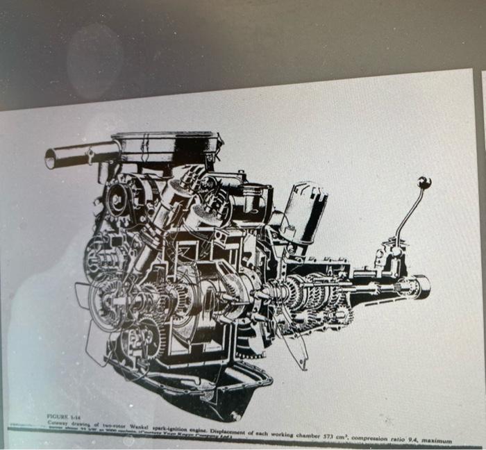 Solved 1.7. The Wankel rotary spark-ignition engine, while | Chegg.com