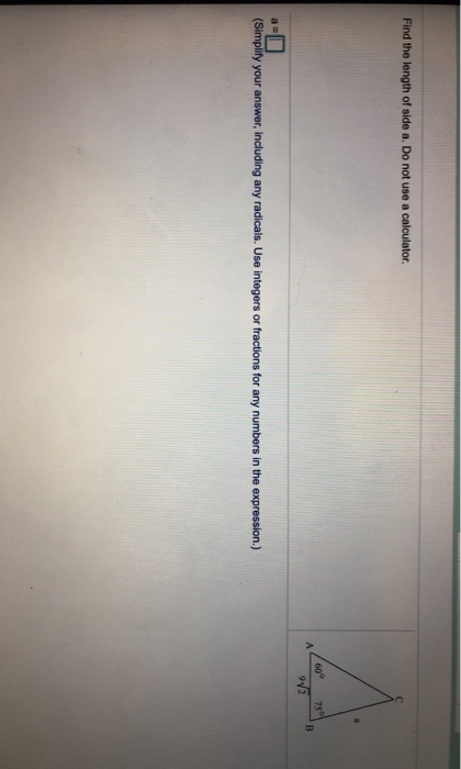 Solved Assume a triangle ABC has standard labeling, (a) | Chegg.com