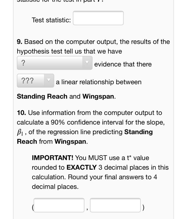 Solved (14 points) Standing Reach in the NBA - Standing | Chegg.com