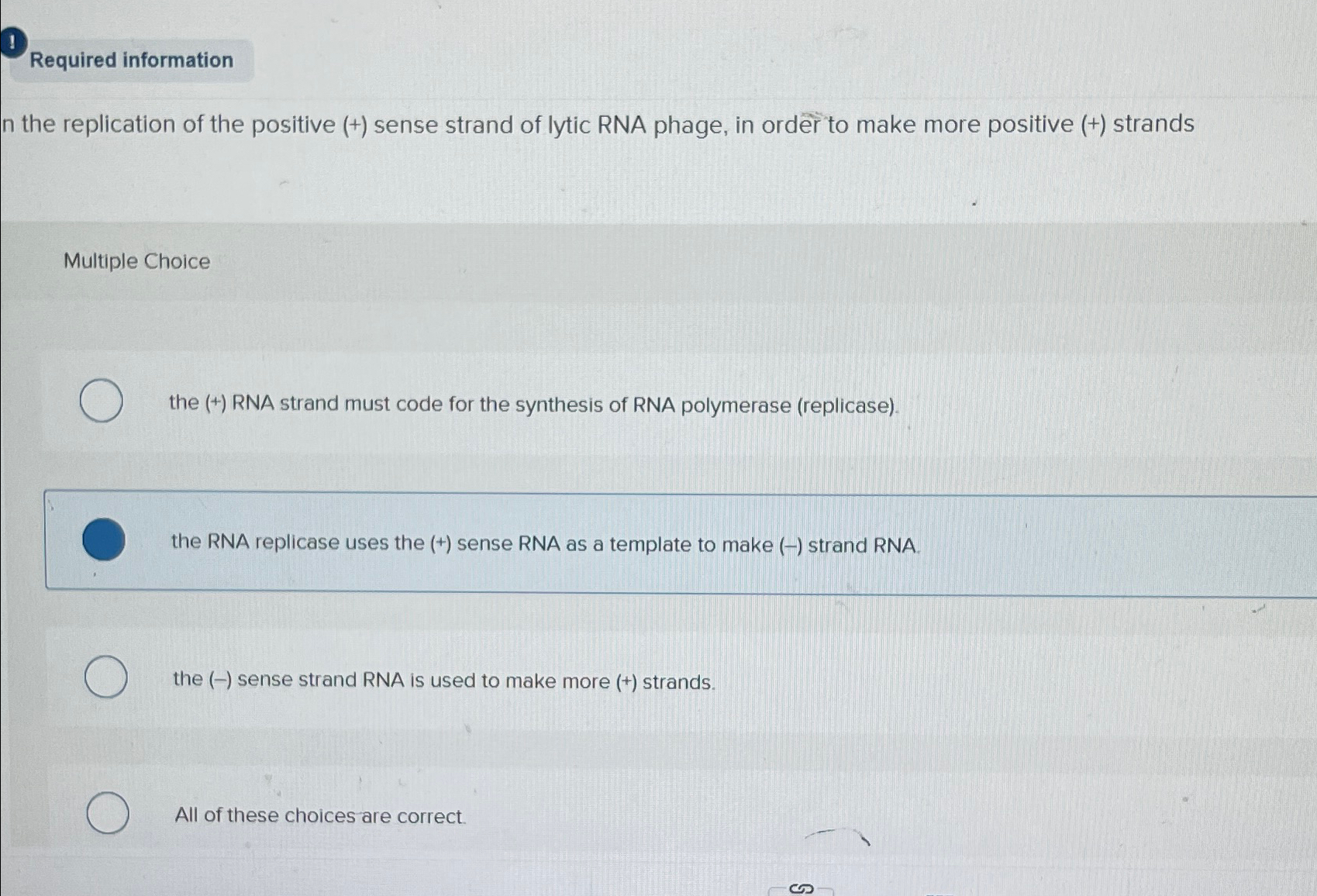 Solved Required informationn the replication of the positive | Chegg.com