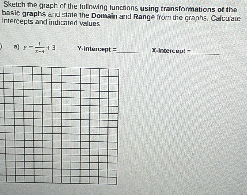 Solved Sketch the graph of the following functions using | Chegg.com