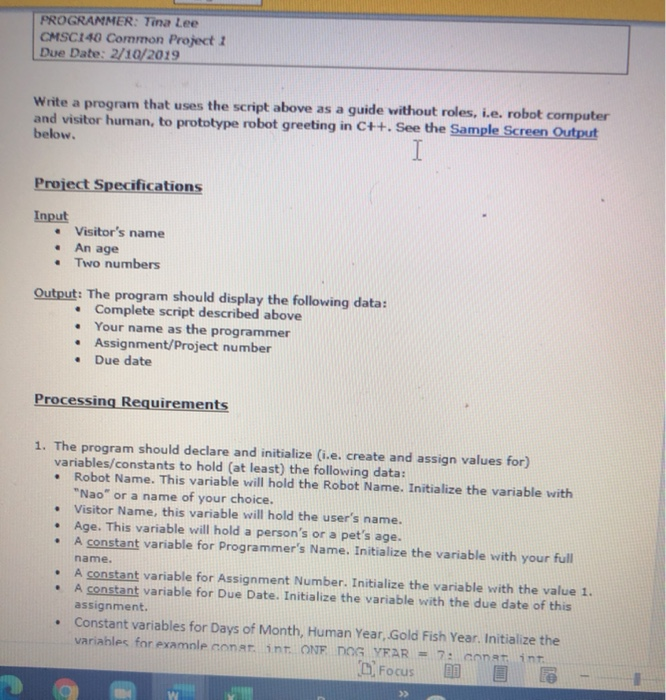 Solved Project Description The Department plans to purchase | Chegg.com