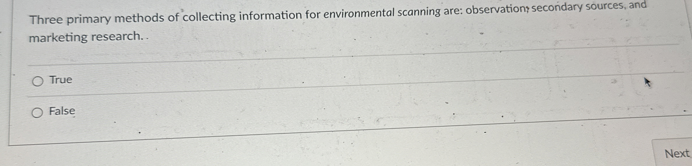 Solved Three primary methods of collecting information for | Chegg.com
