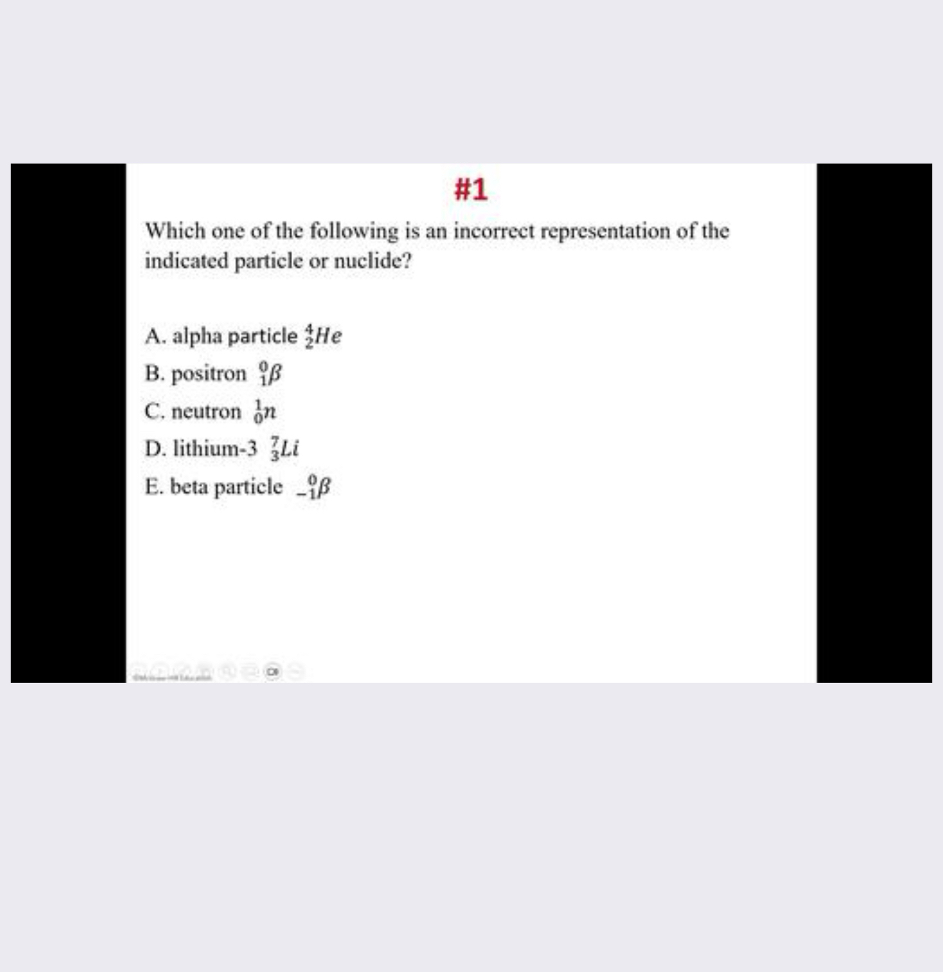 Solved #1Which one of the following is an incorrect | Chegg.com