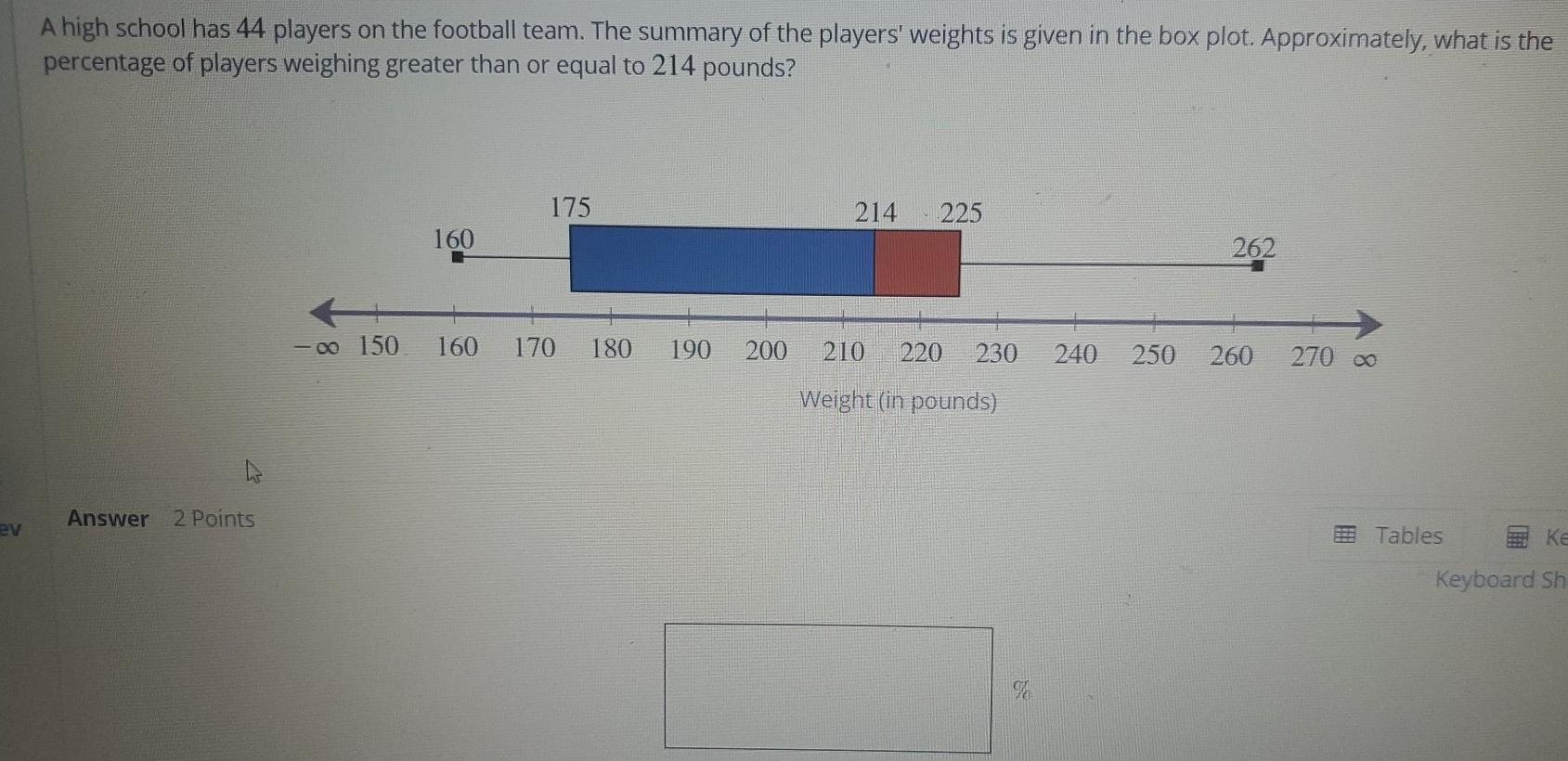 Solved A high school has 44 players on the football team. | Chegg.com