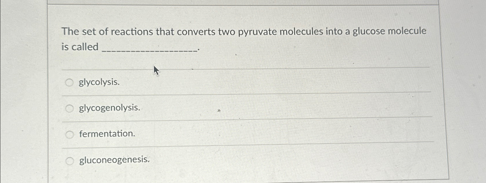 Solved The set of reactions that converts two pyruvate | Chegg.com