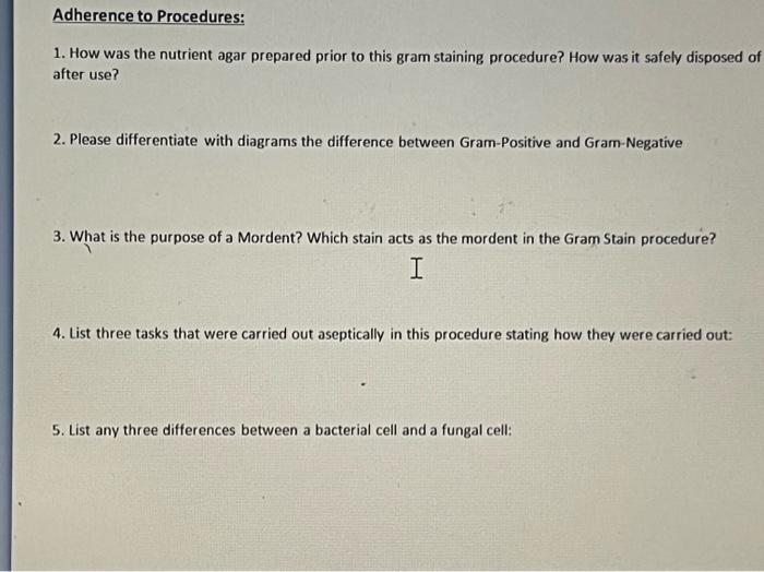 Solved Planining and Preparation: 1. What is the purpose of | Chegg.com