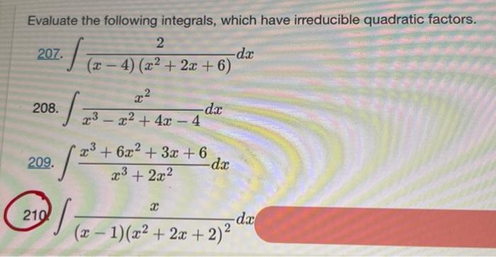 Solved Evaluate the following integrals, which have | Chegg.com