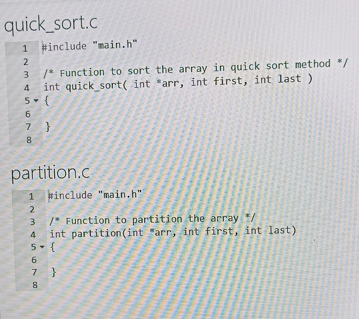 Solved \begin{tabular}{|l|l|} \hline Title & Quick Sort \\ | Chegg.com