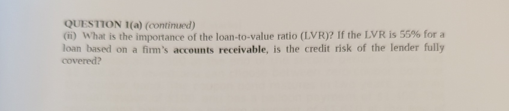 Solved QUESTION 1(a) (continued)(ii) ﻿What is the importance | Chegg.com