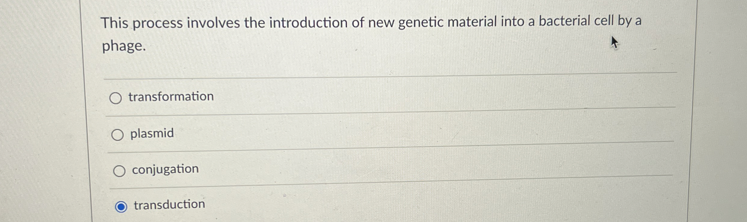 Solved This process involves the introduction of new genetic | Chegg.com
