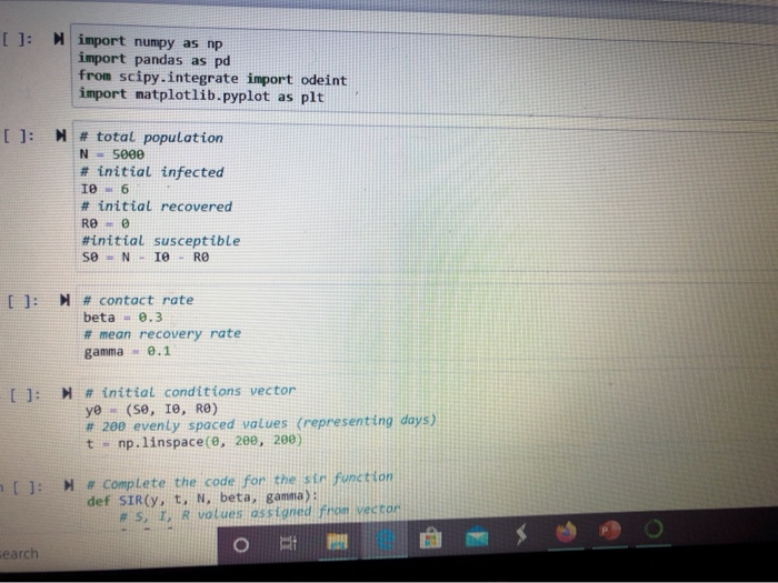 Solved [ ]: Nimport numpy as np import pandas as pd from | Chegg.com