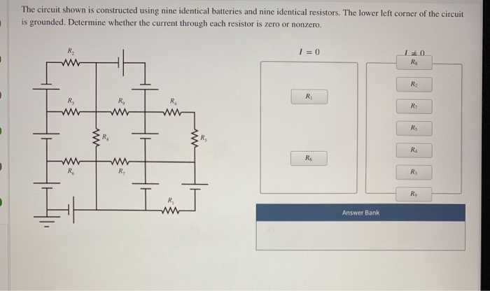 Solved The circuit shown is constructed using nine identical | Chegg.com
