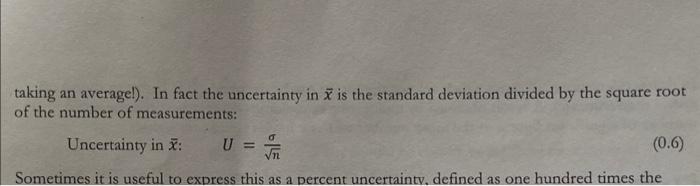 Solved (6) Calculate the average value (mean) of your three | Chegg.com