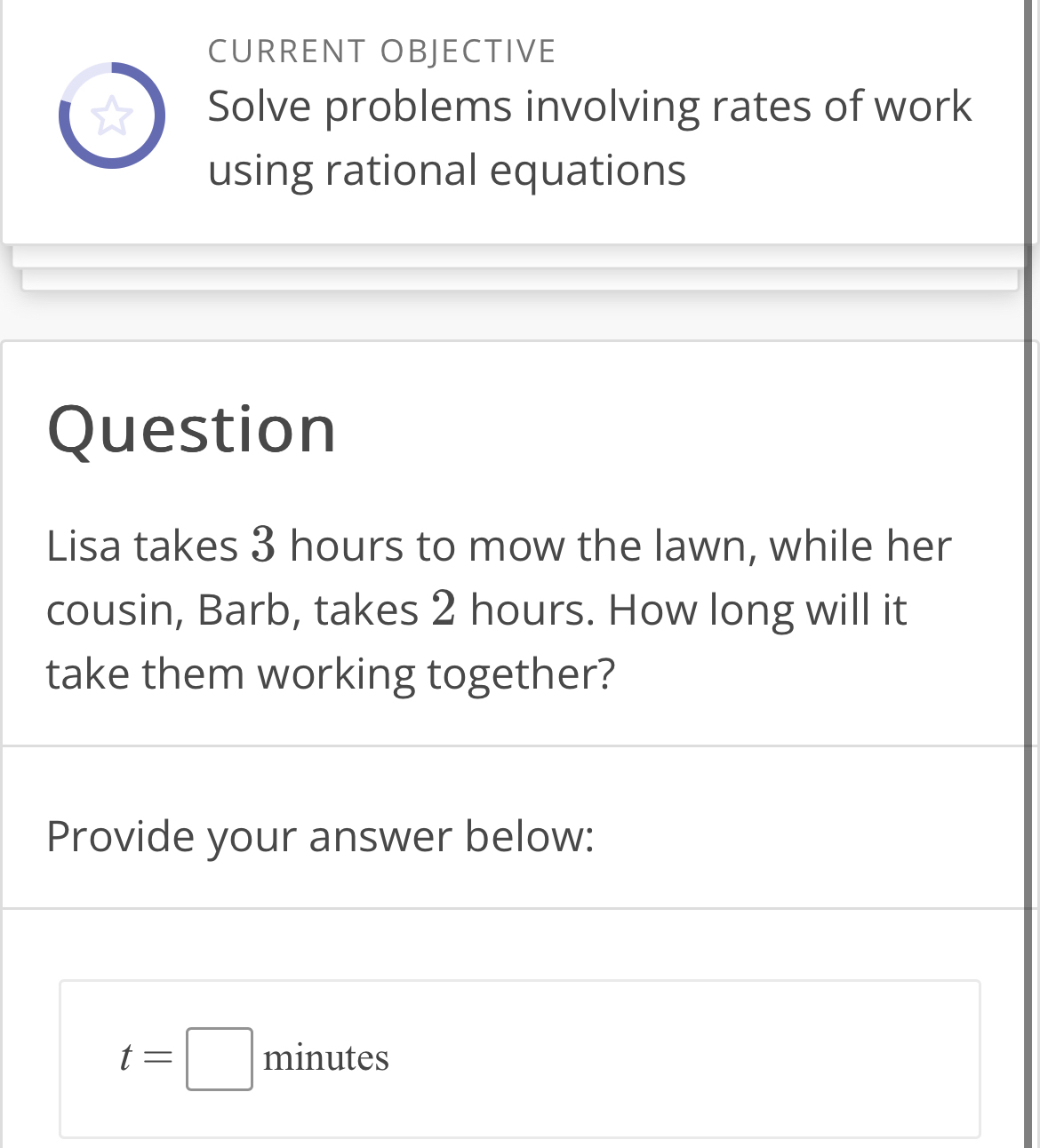 Solved CURRENT OBJECTIVESolve problems involving rates of | Chegg.com