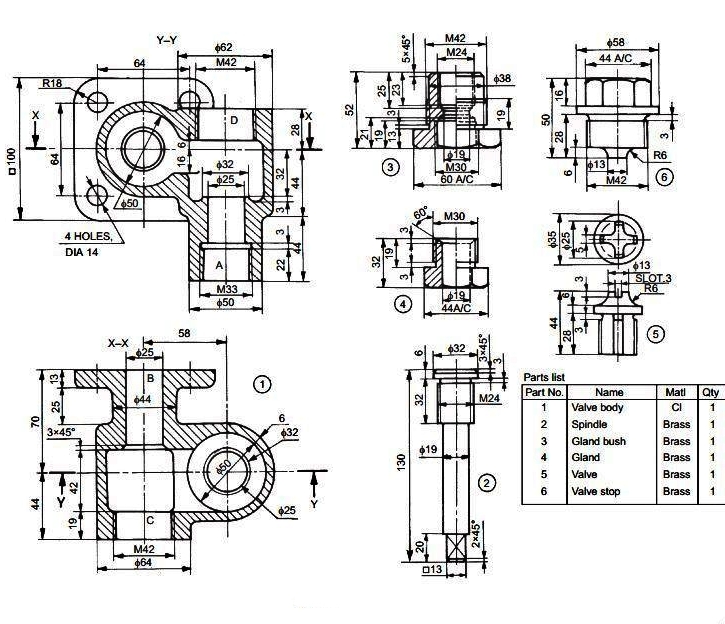 Solved SOLID EDGE QUESTION:Question 1: Design the given in | Chegg.com