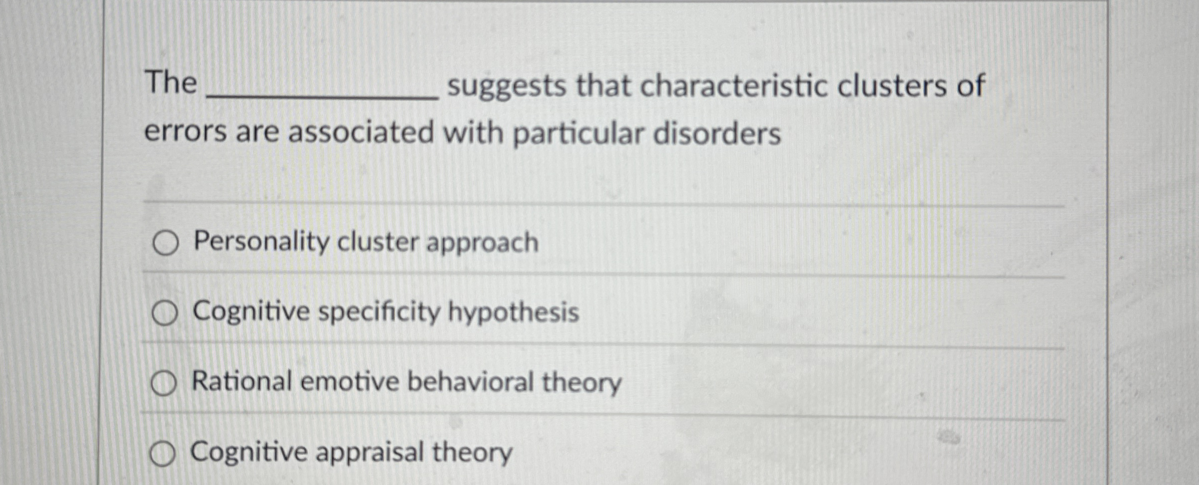Solved The ﻿suggests that characteristic clusters of | Chegg.com