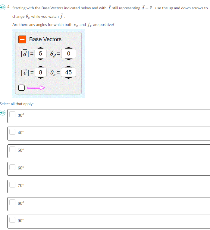 Solved Starting with the Base Vectors indicated below and | Chegg.com