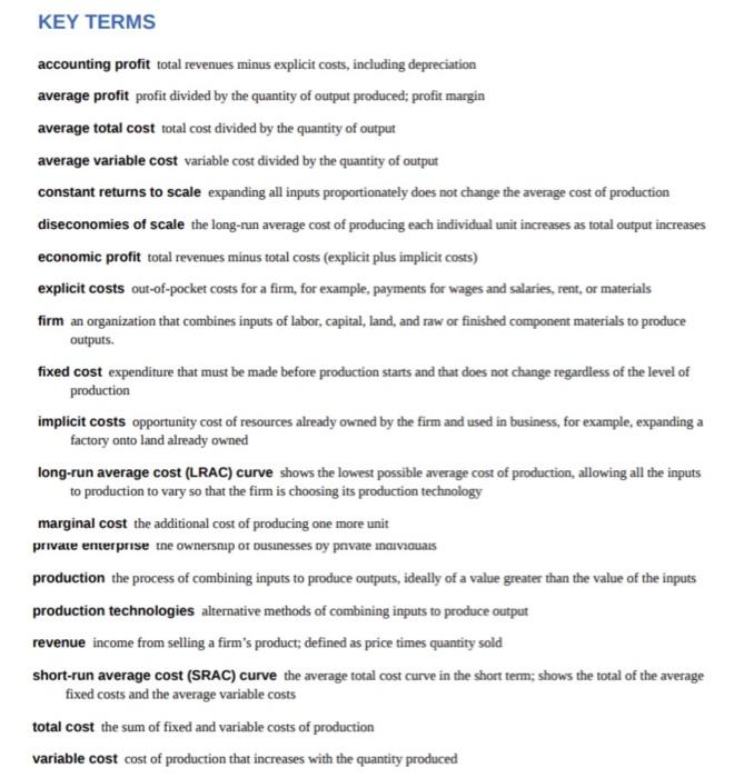 Solved Choose 7 key concepts and Give new definitions, | Chegg.com