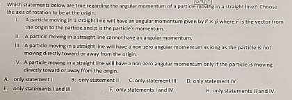 Solved Which statements beiow are true regarding the angular | Chegg.com