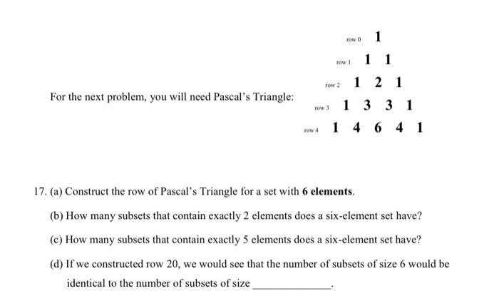 Solved 1 TOWO 1 1 Tow! Tow 2 For the next problem, you will | Chegg.com