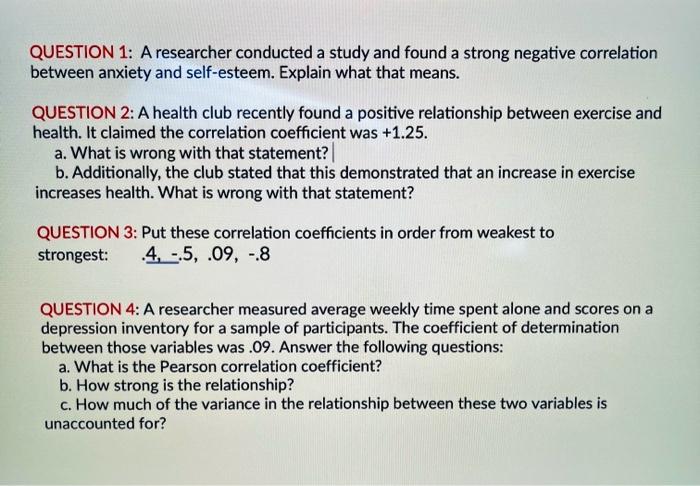 Solved QUESTION 1: A researcher conducted a study and found | Chegg.com
