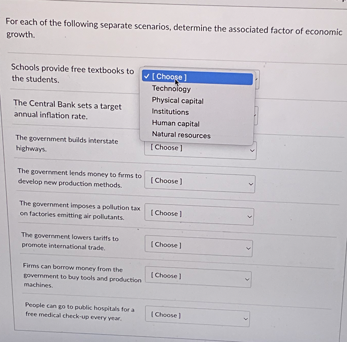 Solved For each of the following separate scenarios, | Chegg.com